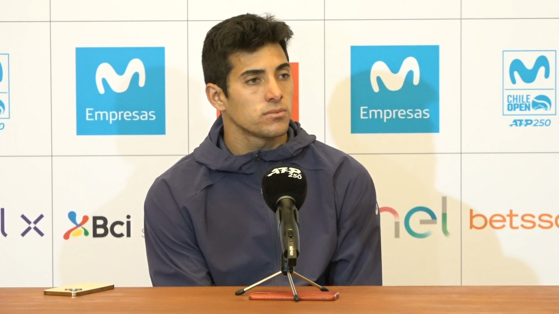 Conferencia de prensa post partido de Christian Garin tras vencer a ...